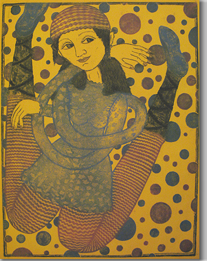 Bert Menco's Art: Paintings, Drawings and Intaglio Prints: "Salto Mortale"